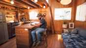 Watch Inside a 465-Sq-Ft Malibu Trailer Home Inspired by Boat Cabins ...