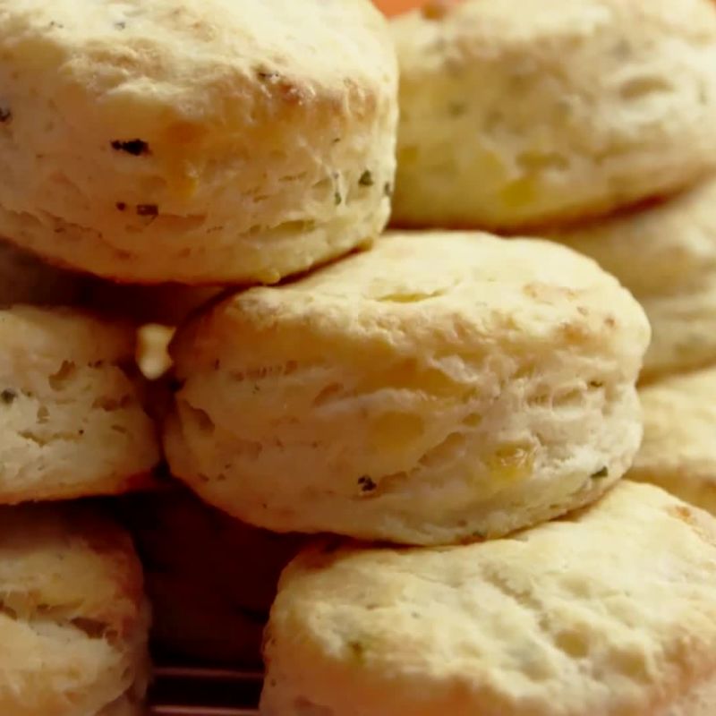 How to Make Loaded Baked Potato Biscuits | Epicurious