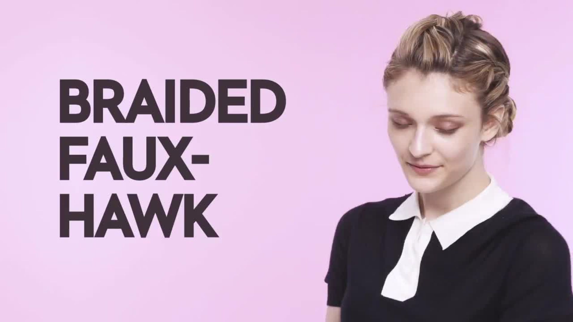 Watch Braids With Friends: Braided Faux-Hawk | Braids with Friends | Allure