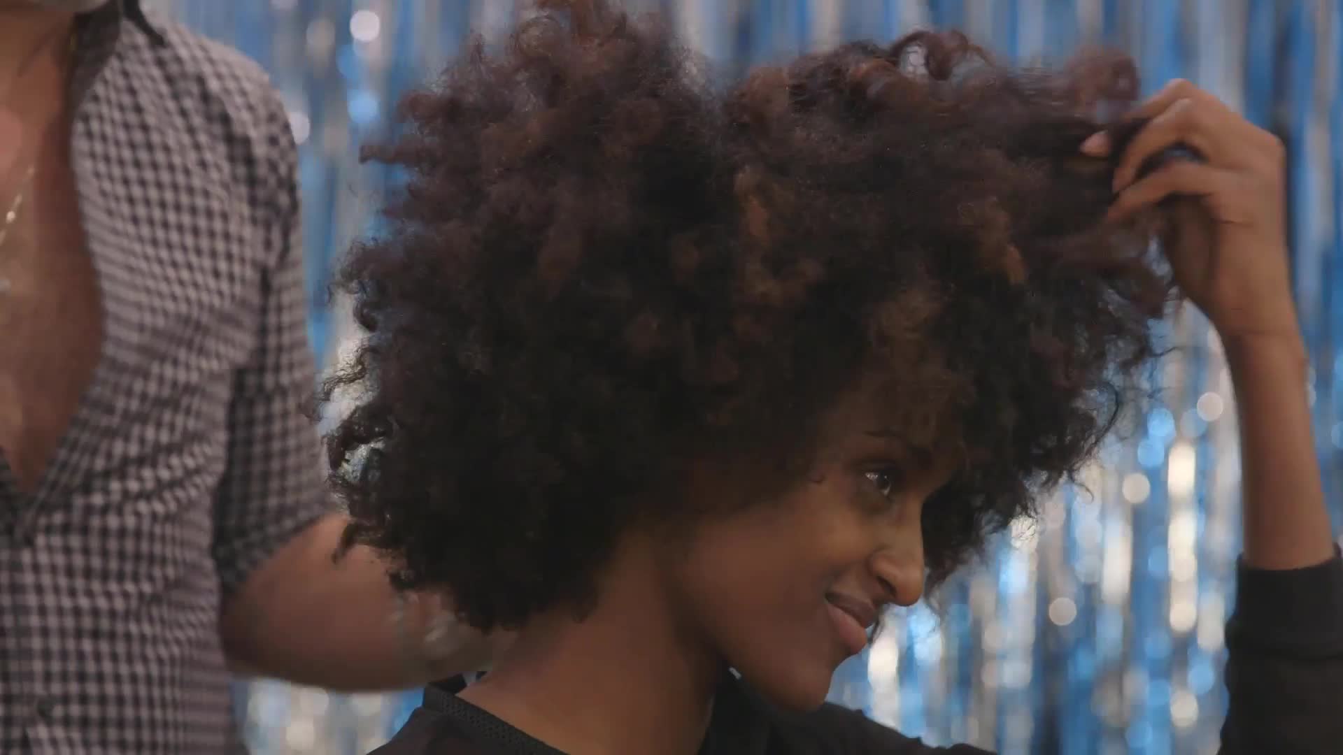 Watch Hair Transformation: Watch Model Lula Get a Curly Afro Pixie Cut ...