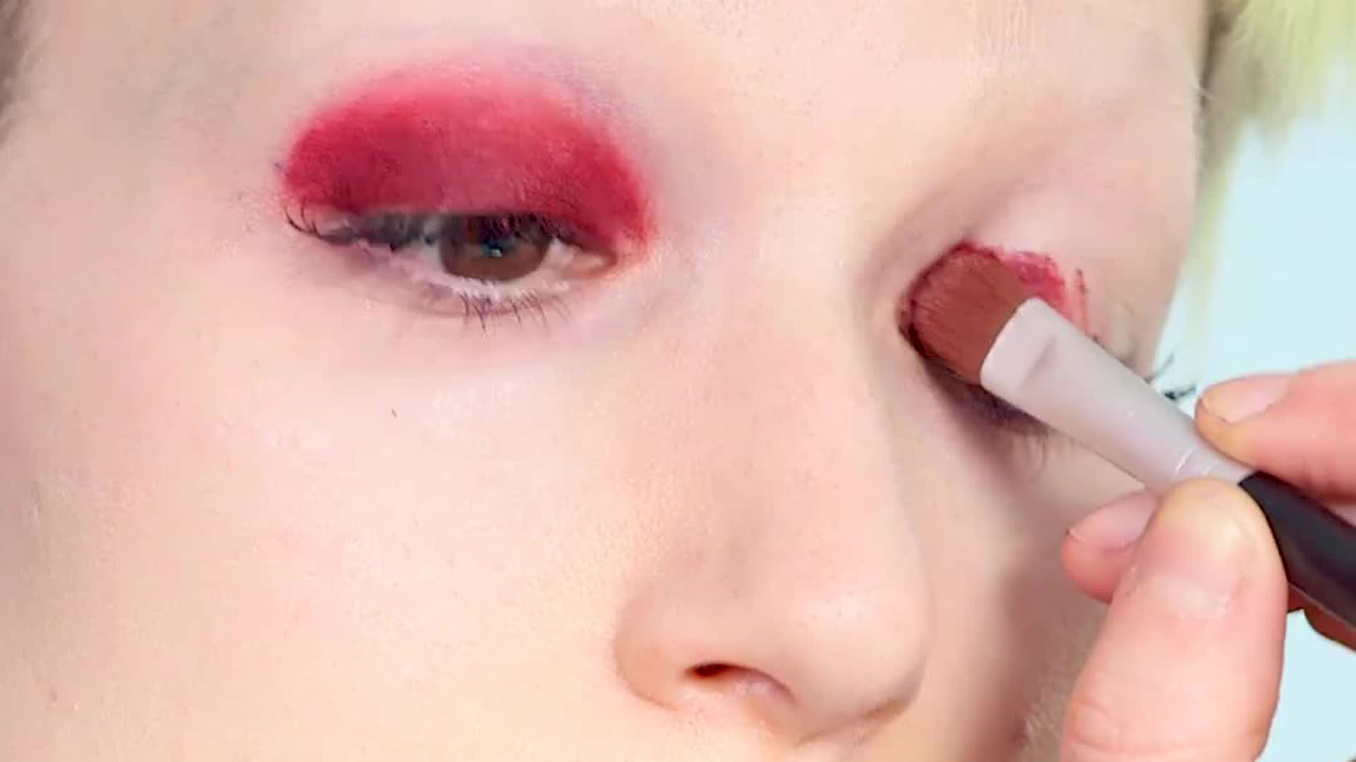 Watch How to Pull Off the Red Eye Shadow Look | Allure