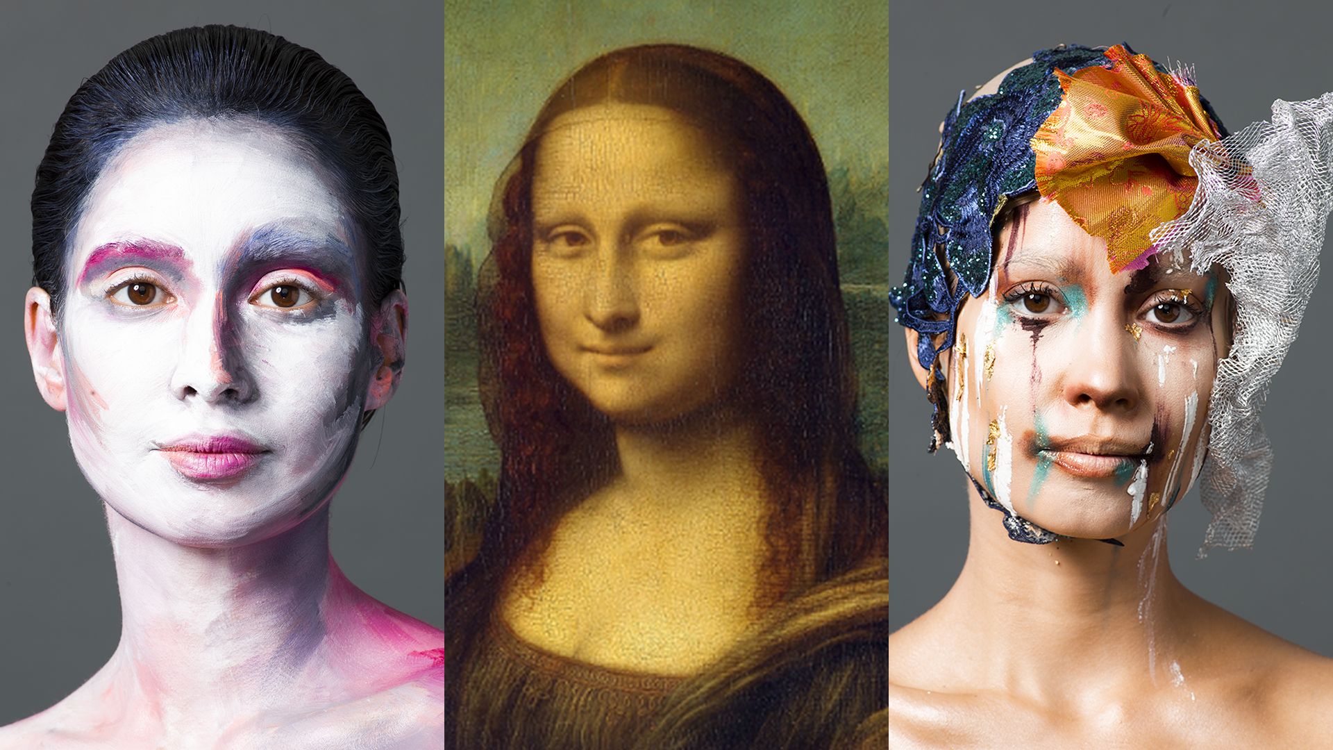 Watch 3 Makeup Artists Turn a Model Into The Mona Lisa | Triple Take ...
