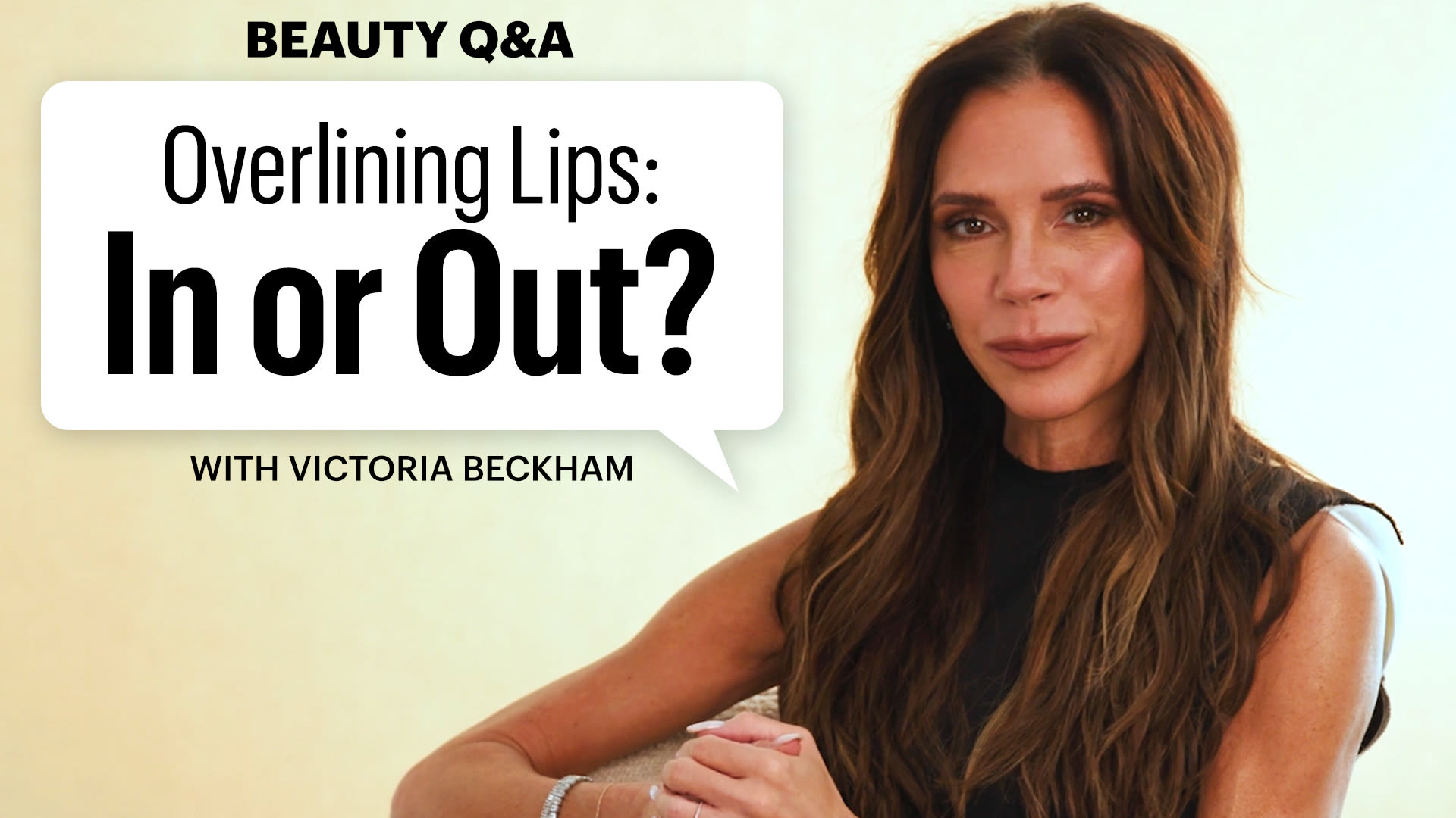 Watch Victoria Beckham Answers Your Burning Beauty Questions | Allure