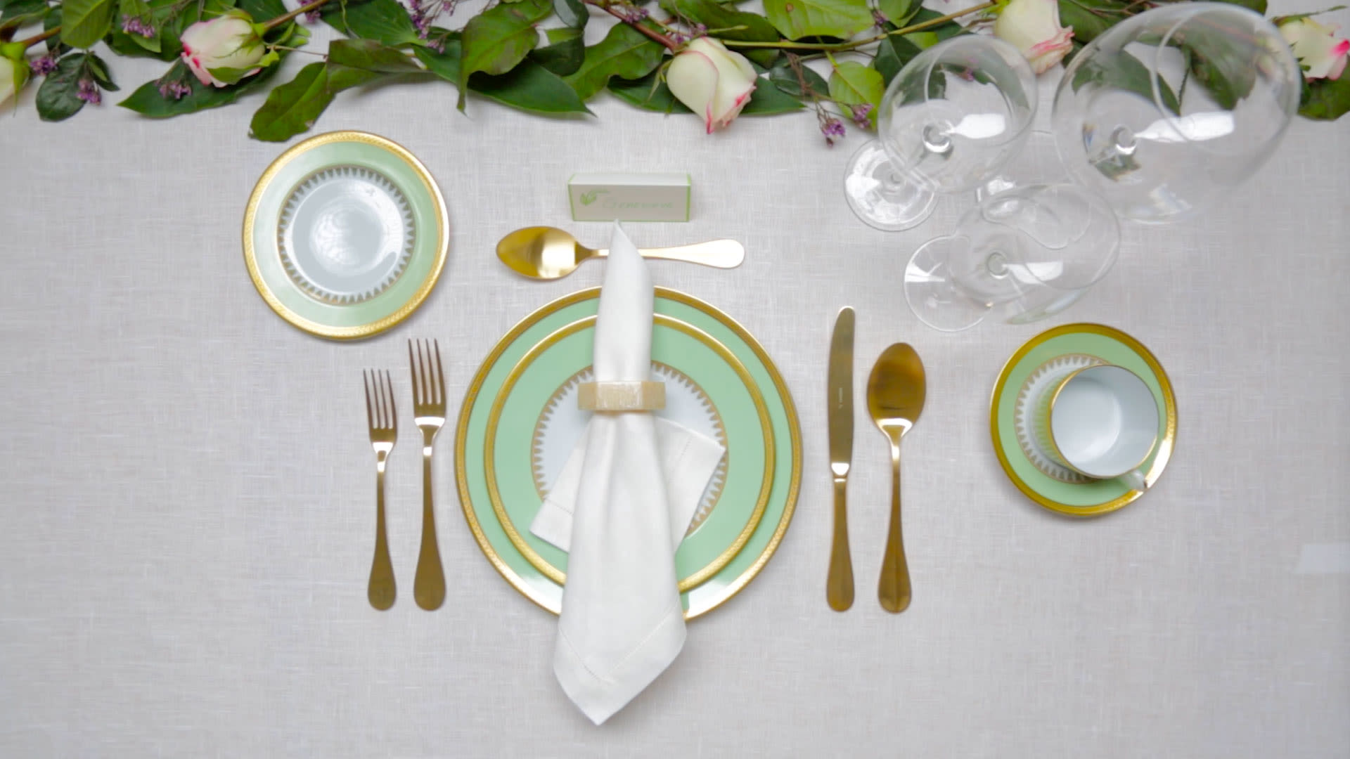Watch How to Set a Dinner Table | Architectural Digest