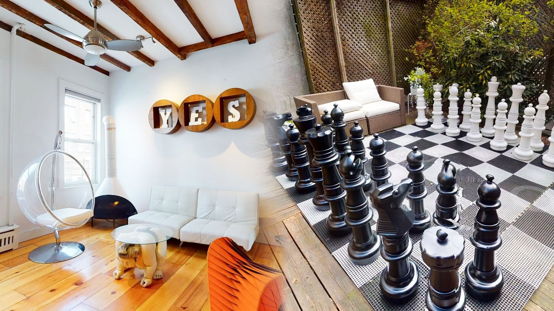 Watch Inside a Brooklyn Townhouse With a Giant Chess Set | On the ...