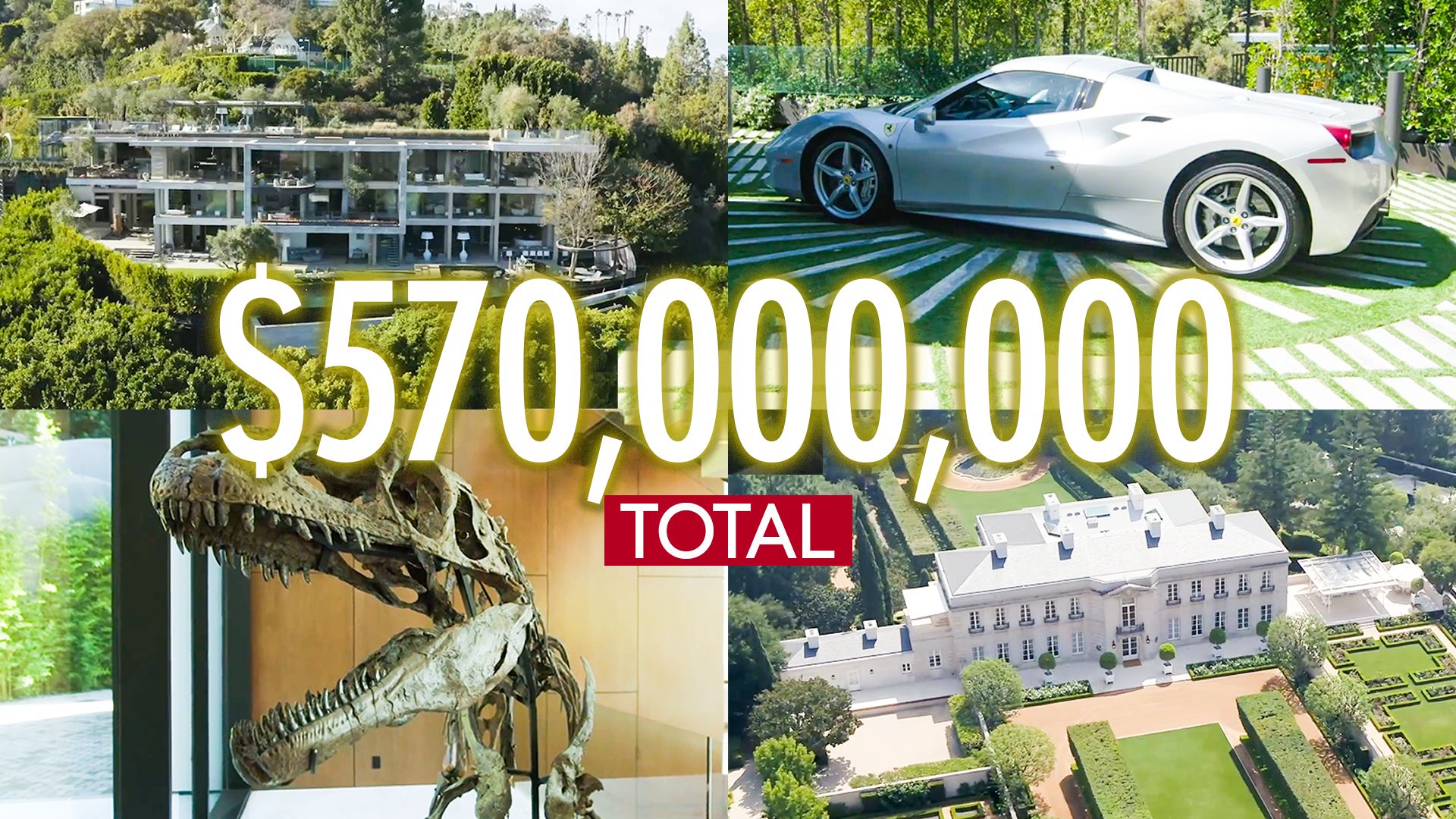 Watch Inside 9 Deluxe California Mansions Worth A Combined $570M | On ...