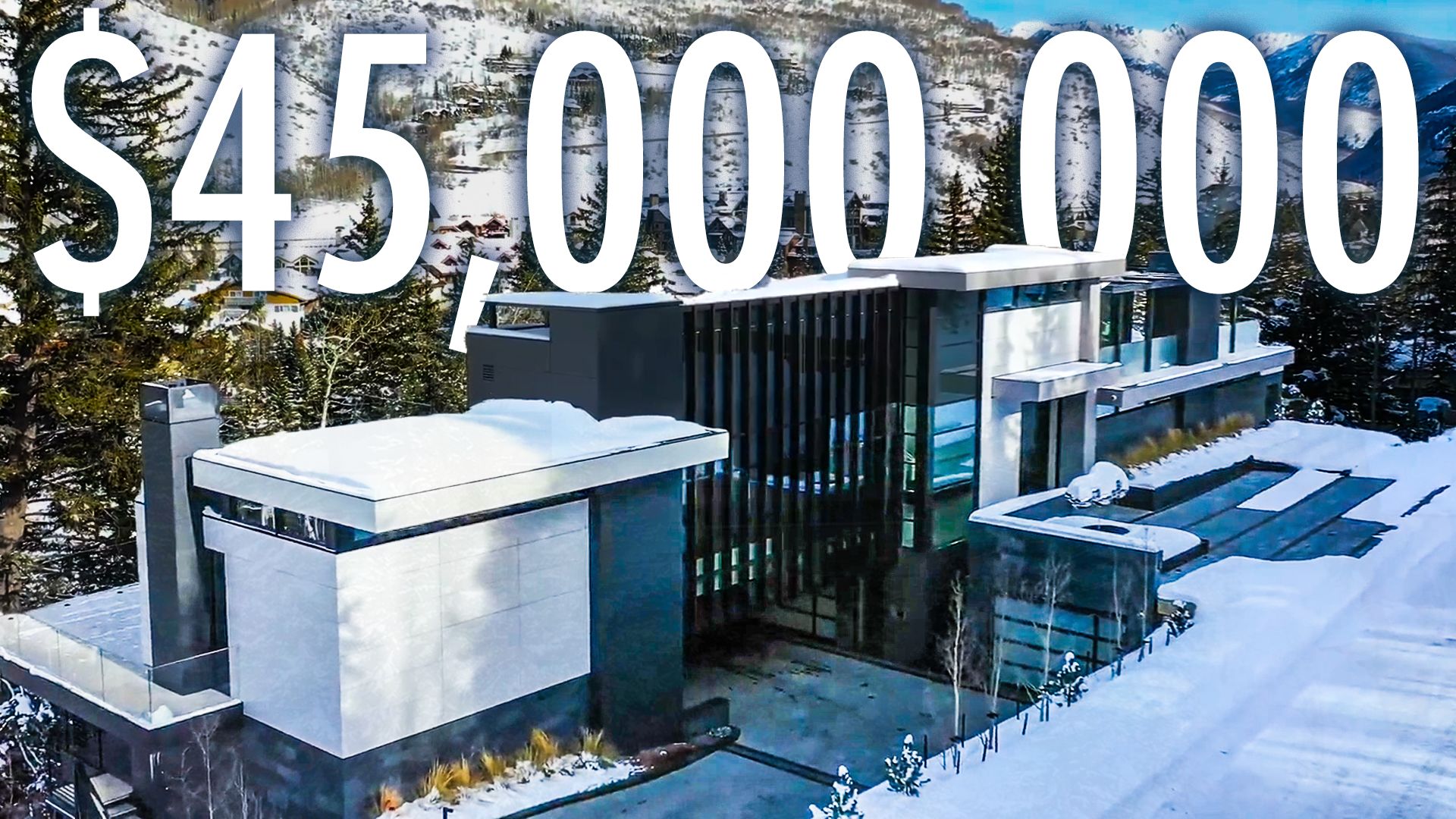 Watch Inside a $45M Rocky Mountain Mansion With Sliding Glass Walls ...