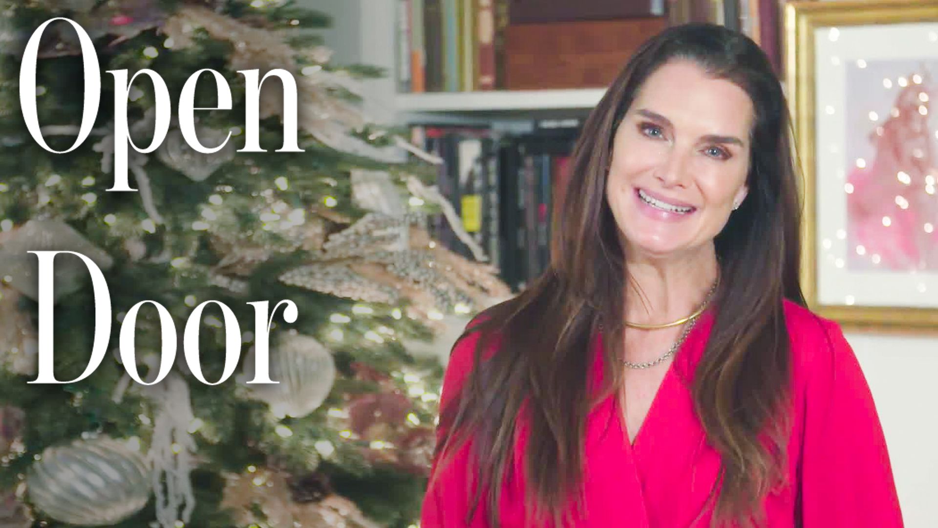 Watch Brooke Shields Shows Us Her Home Decorations for the Holidays ...