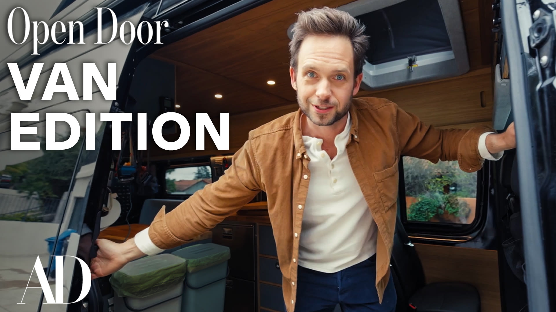 Watch Inside Patrick J Adams’s Vacation-Ready Van Conversion | Open ...