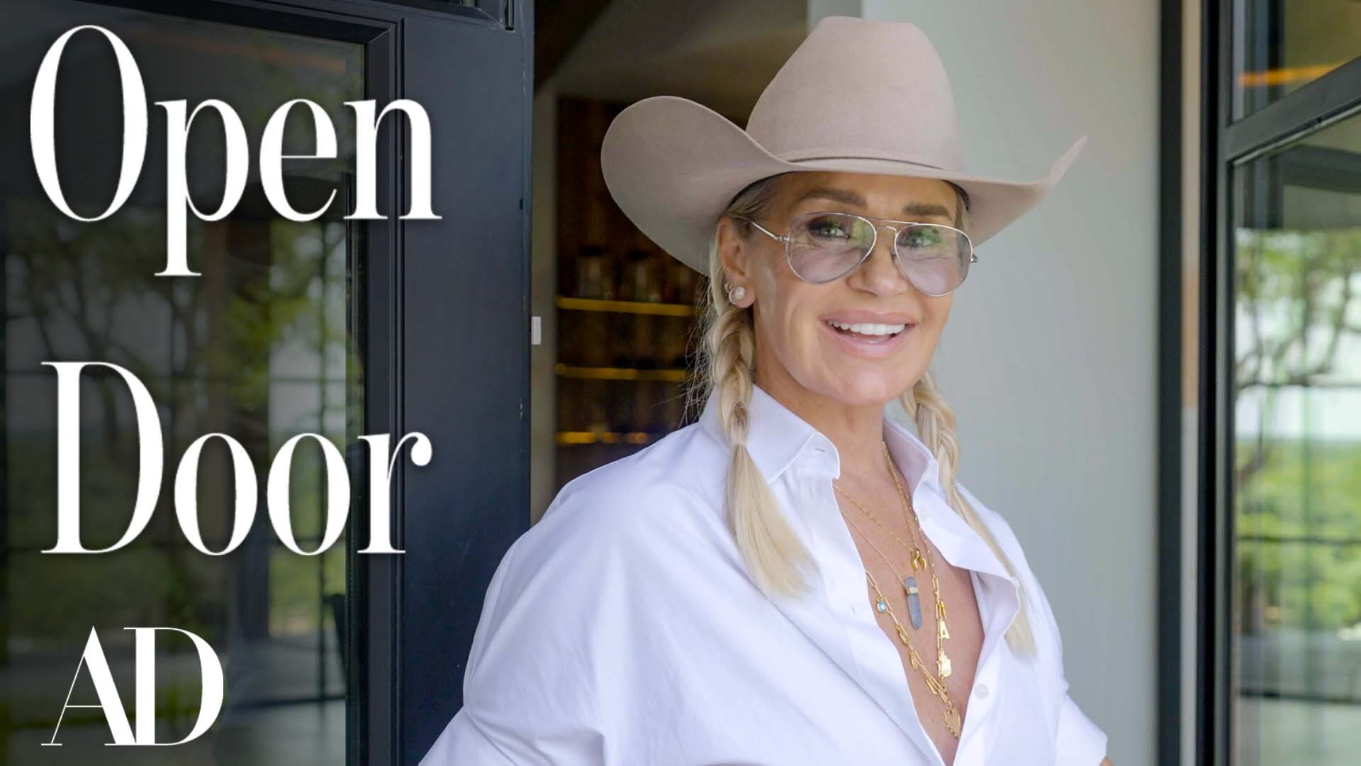 Watch Inside Yolanda Hadid’s Modern Texas Ranch | Open Door | Architectural Digest