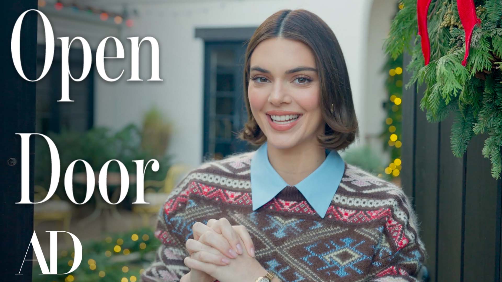 Watch Inside Kendall Jenner’s Home at Christmas | Open Door ...