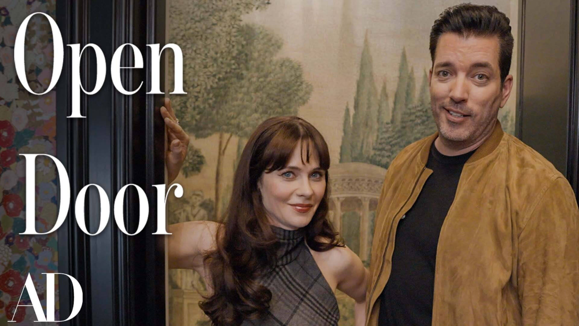 Watch Inside Zooey Deschanel & Jonathan Scott’s NYC Home | Open Door ...