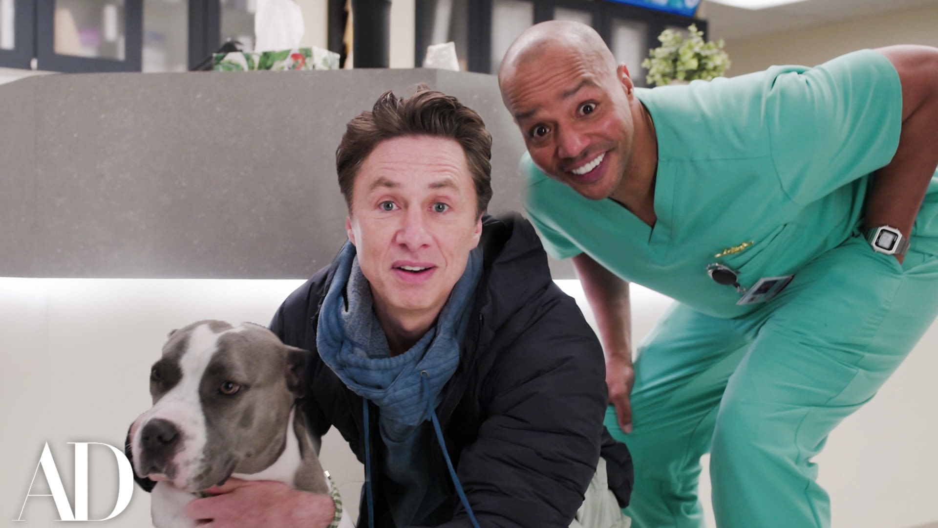 Watch Inside The Rebuilt Scrubs Hospital With Zach Braff, Donald Faison ...
