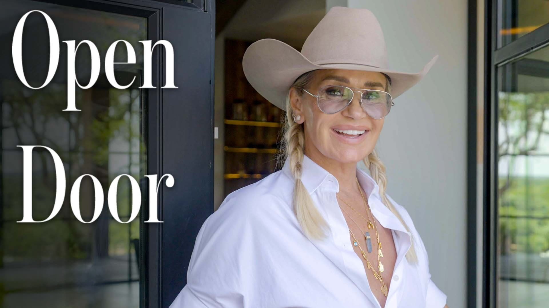 Watch Inside Yolanda Hadid’s Modern Texas Ranch | Open Door | AD Middle ...
