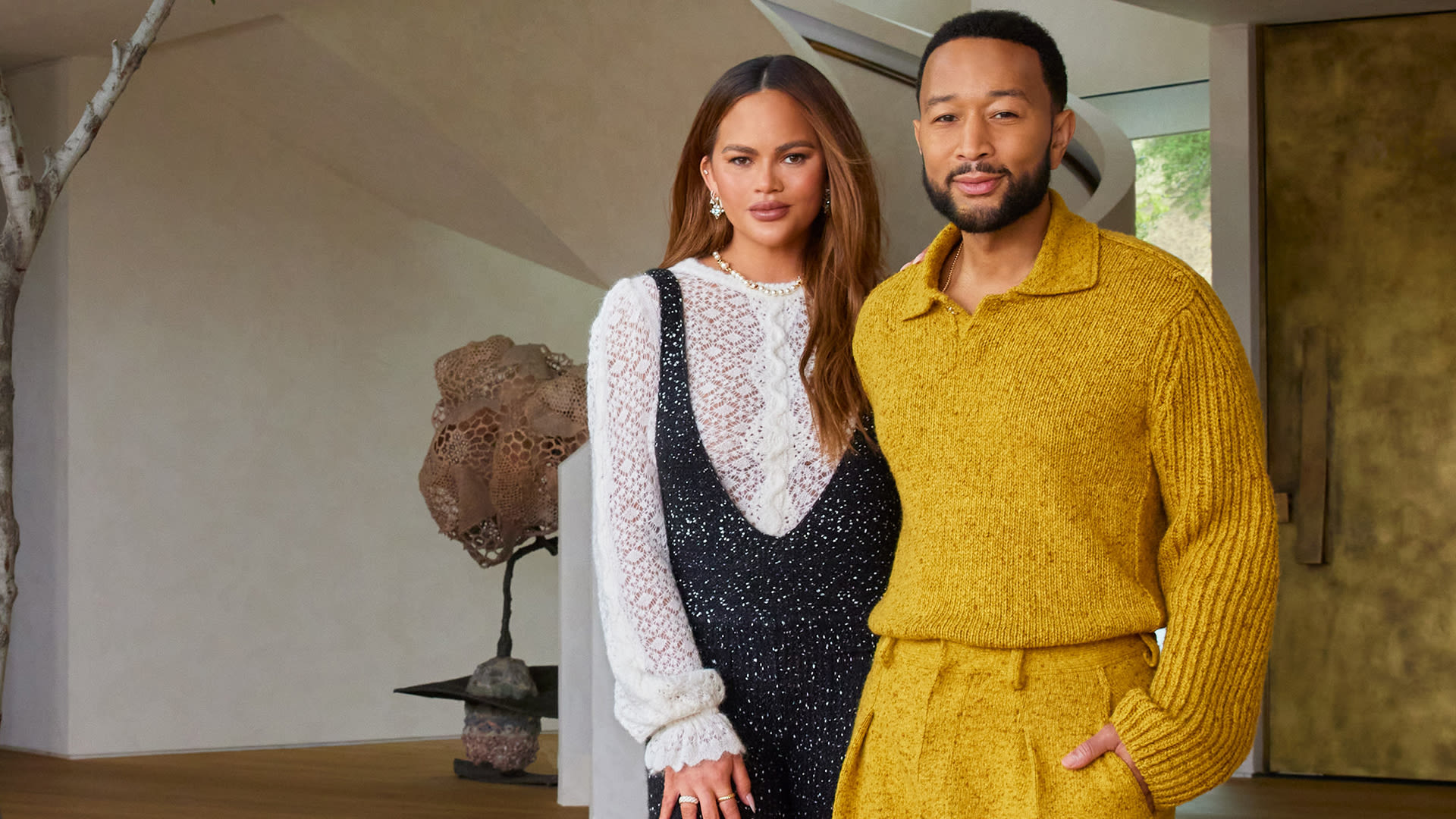 Watch John Legend y Chrissy Teigen nos enseñan su mansión de estilo ...