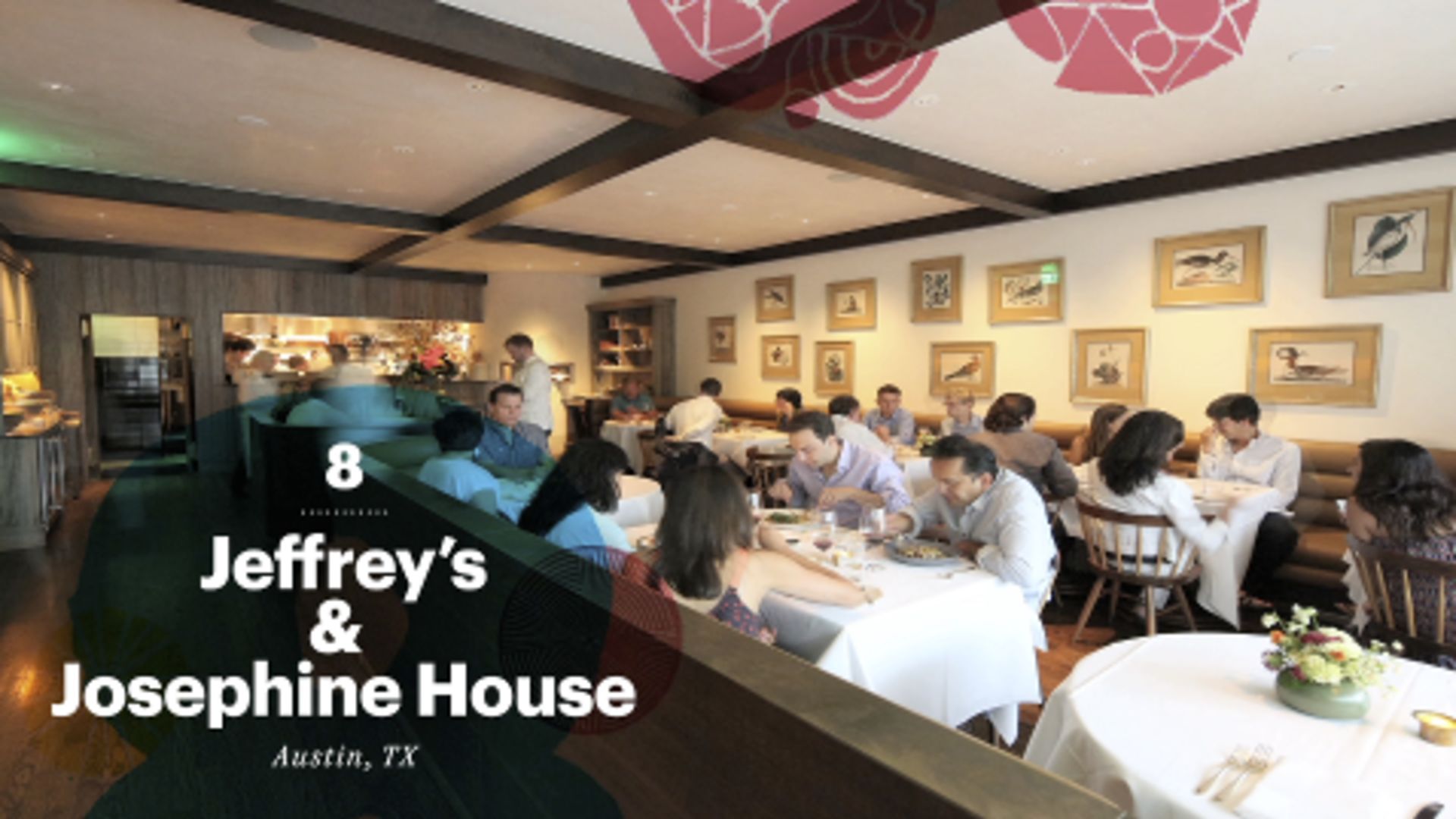 Watch Jeffrey's & Josephine House, the #8 Best New Restaurants in ...