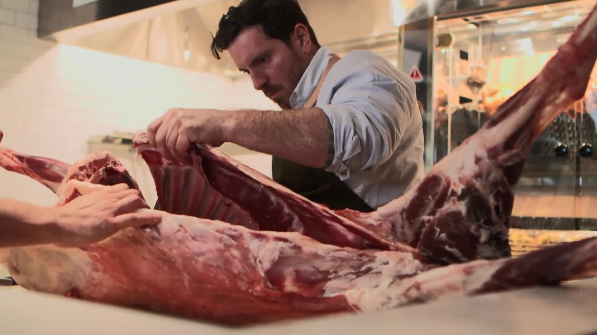 Watch Butchering a Lamb with El Colmado's Seamus Mullen | Bon Appétit