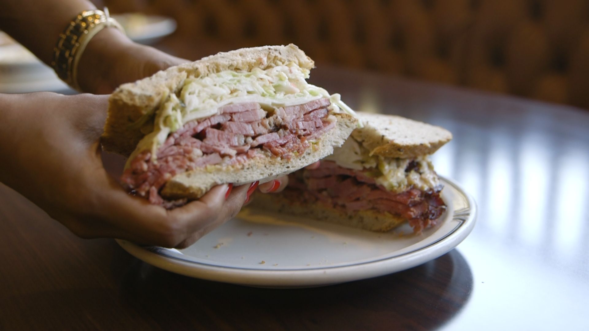 Watch Five Must-Try Mammoth Meat Sandwiches | Bon Appétit