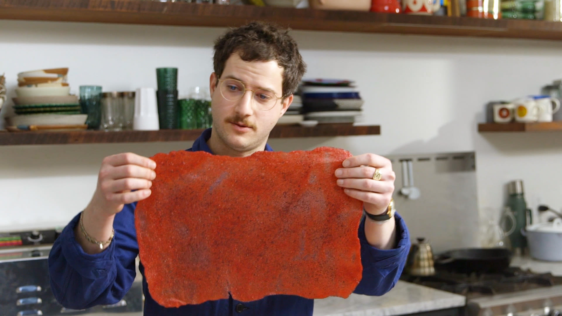 Watch Making Fruit Leather With Kombucha SCOBY | Bon Appétit