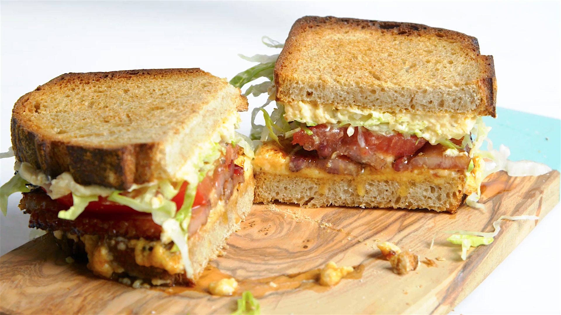 Watch Bourbon BLT with Beer Cheese Spread | Bon Appétit