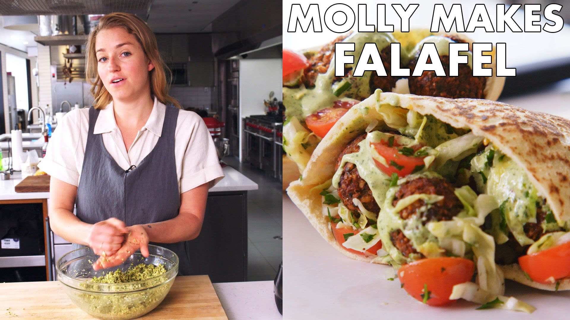 Watch Molly Makes Fresh Herb Falafel | Bon Appétit