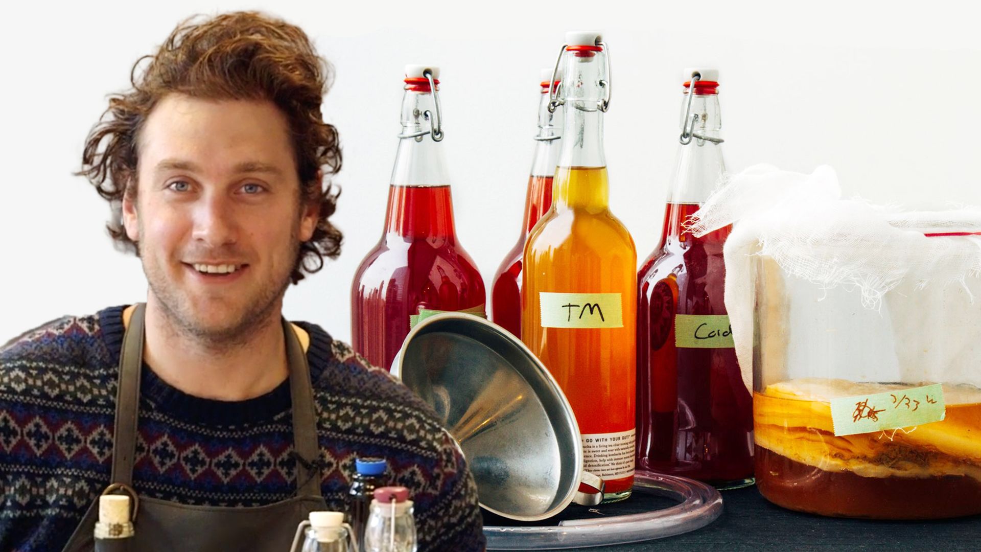 Watch Brad Makes Kombucha | It's Alive | Bon Appétit