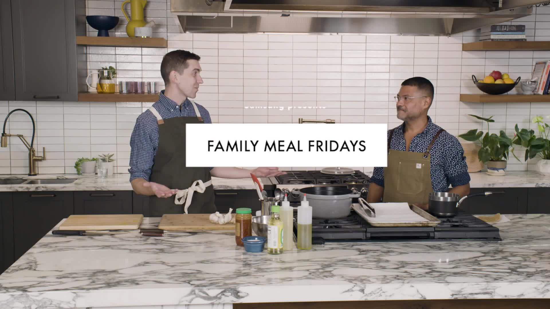 Watch Family Meal Fridays: Chris and Rick | Bon Appétit