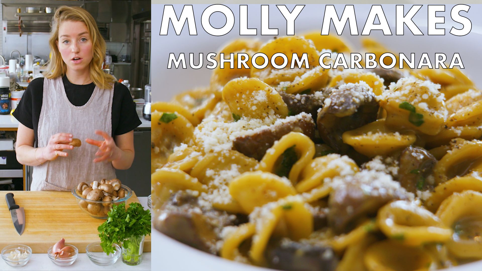 Watch Molly Makes Mushroom Carbonara | From the Test Kitchen | Bon Appétit