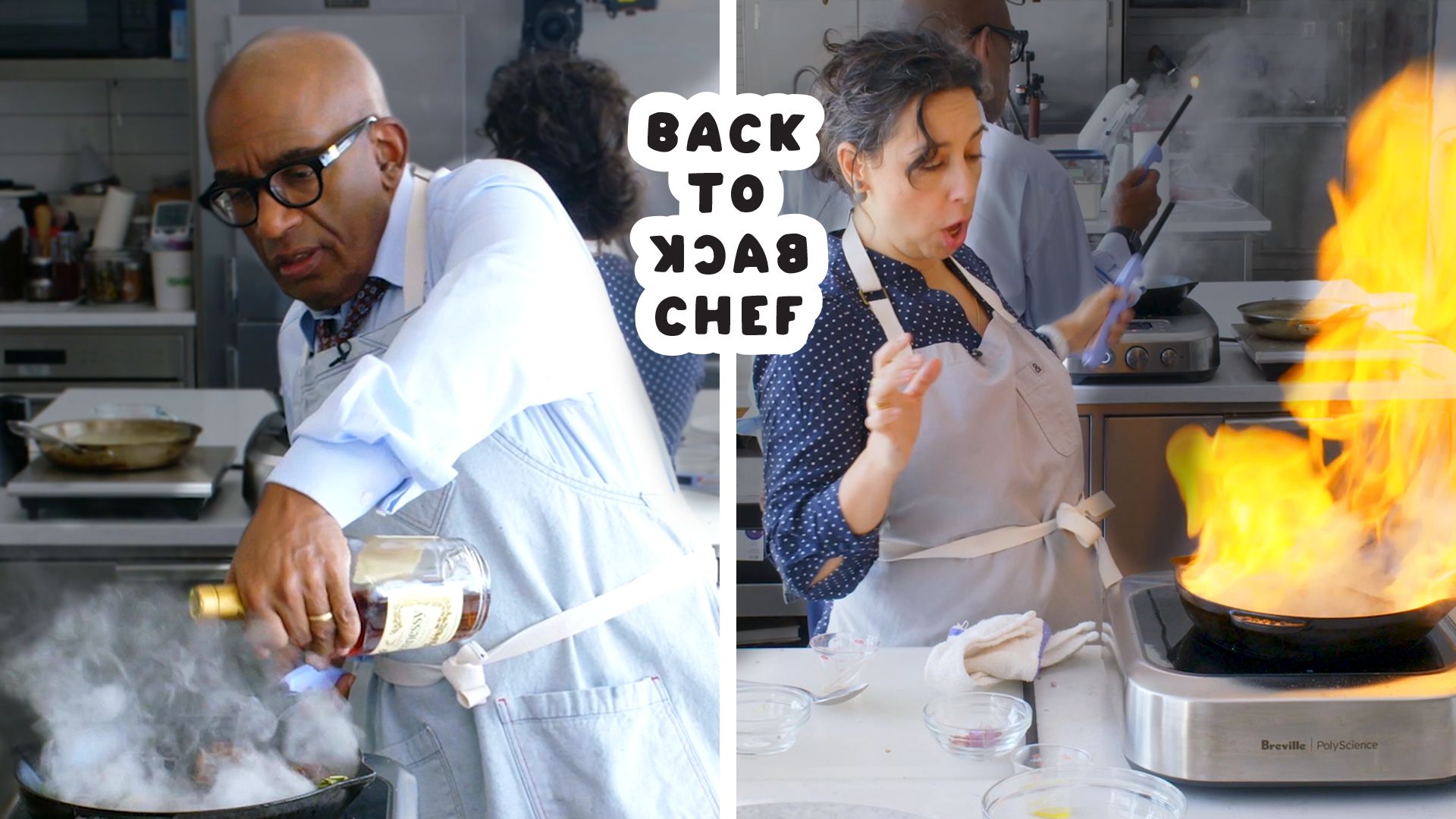 Watch Al Roker Tries to Keep Up with a Professional Chef | Back to Back ...