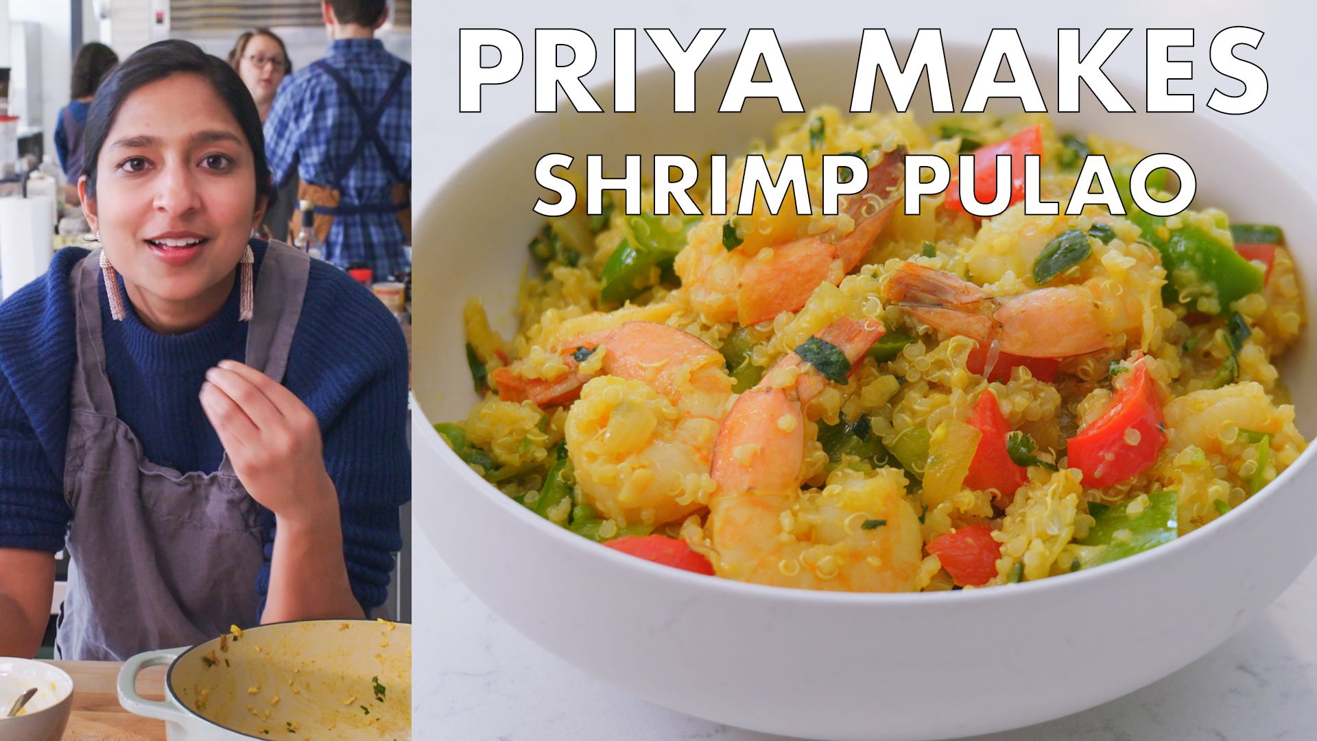 Watch Priya Makes Shrimp Pulao with Quinoa | From the Test Kitchen ...