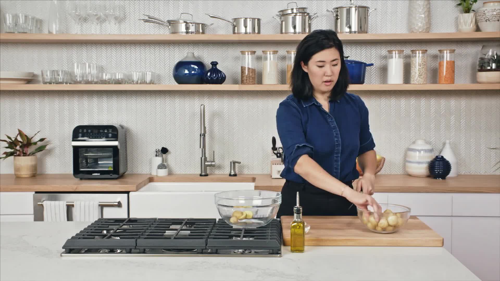 Watch Christina Makes Roasted Chicken with Crispy Potatoes & Salsa ...