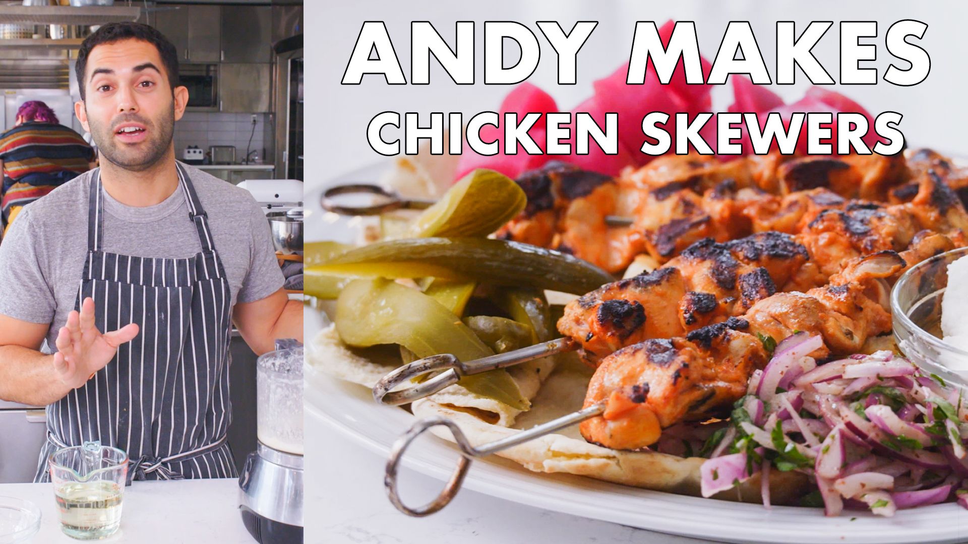 Watch Andy Makes Chicken Skewers | From the Test Kitchen | Bon Appétit