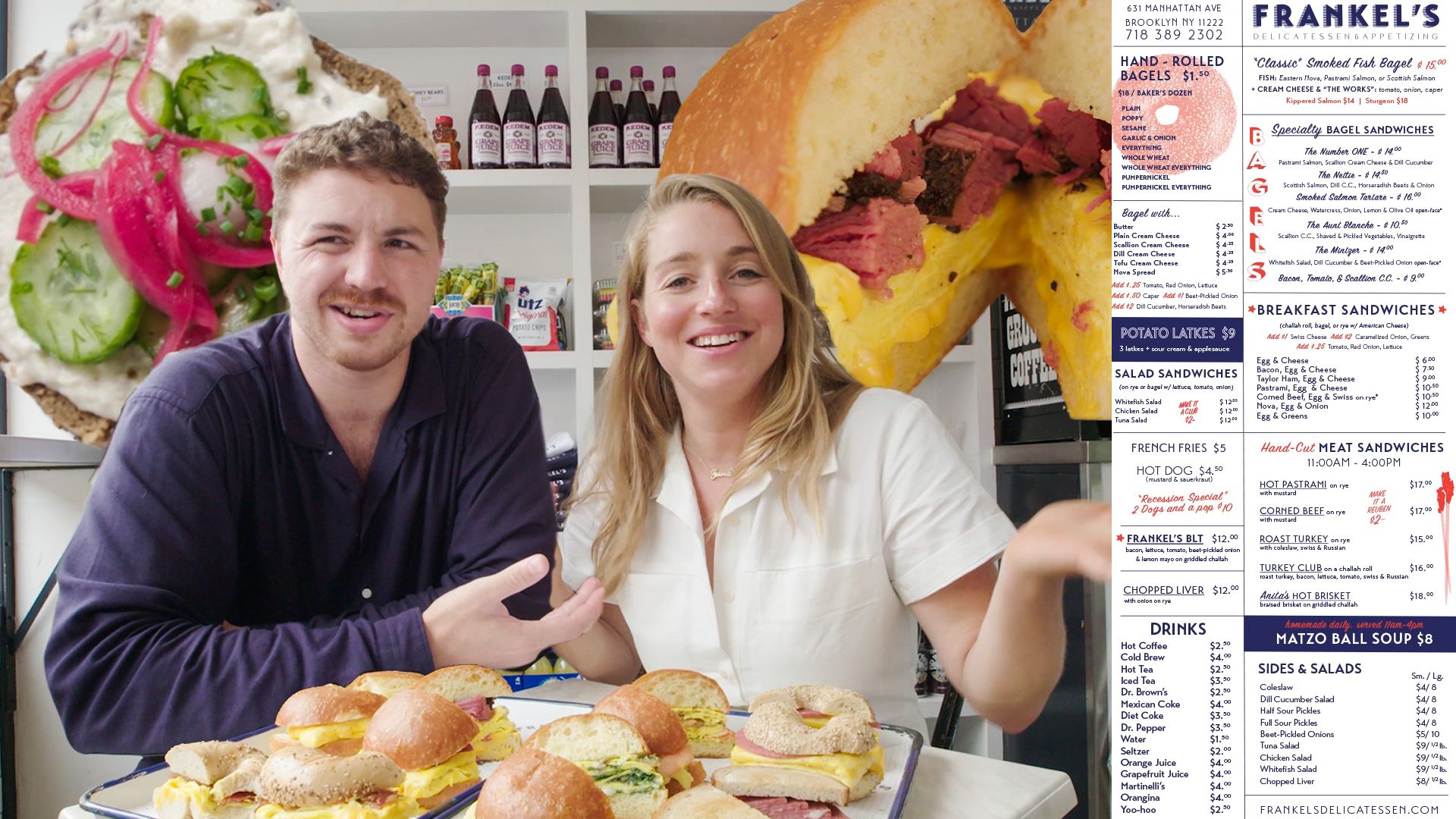 Watch Trying Everything on the Menu at Frankel's Deli | One of ...