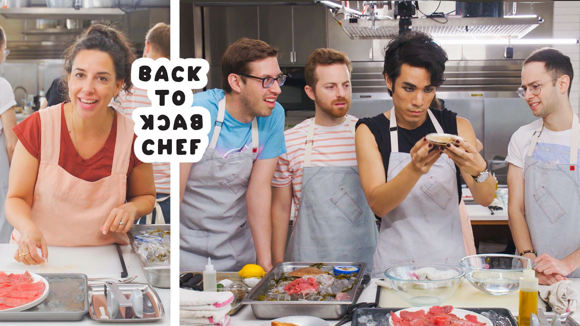 Watch The Try Guys Try to Keep Up with a Professional Chef | Back to ...
