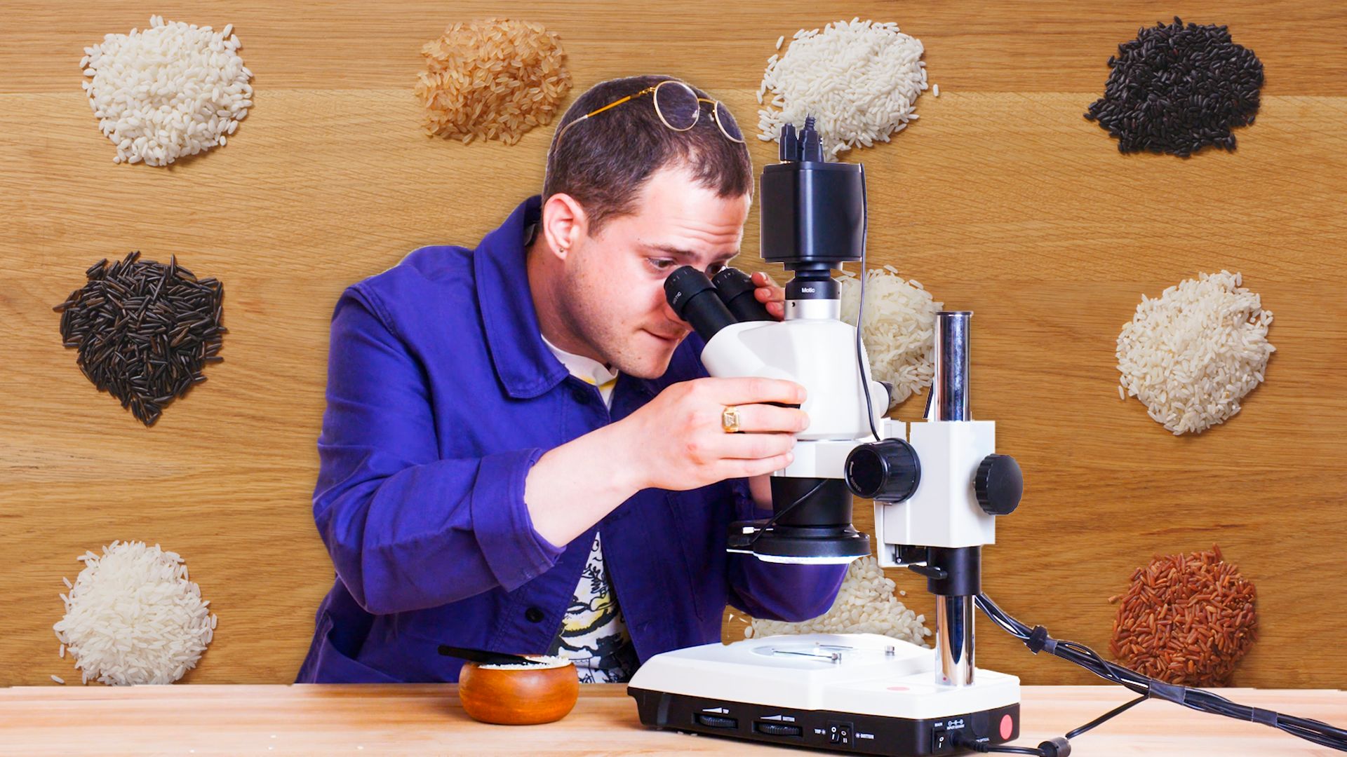 Watch 12 Types of Rice, Examined Under a Microscope and Cooked | 12 ...