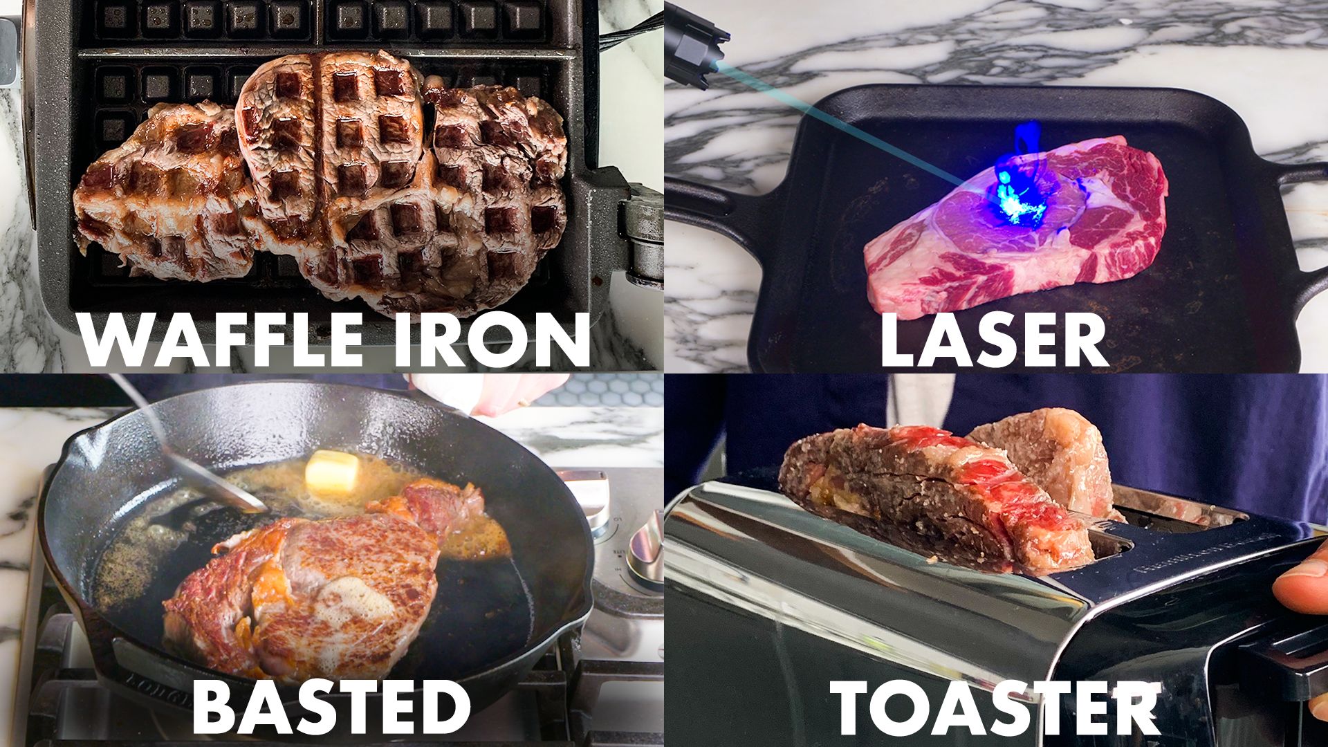Watch Every Way to Cook a Steak (43 Methods) | Almost Every | Bon Appétit