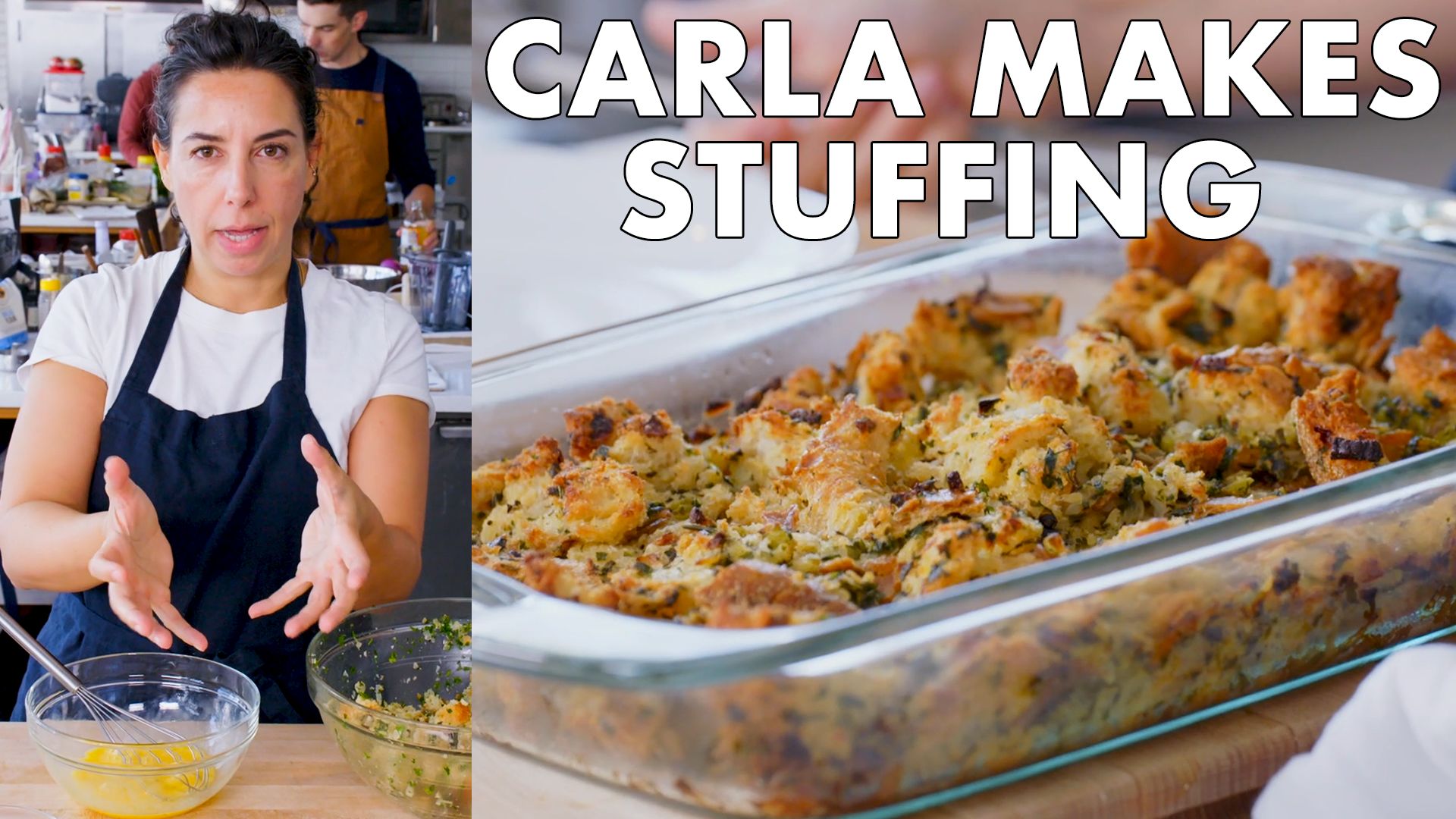 Watch Carla Makes Thanksgiving Stuffing | From the Test Kitchen | Bon ...