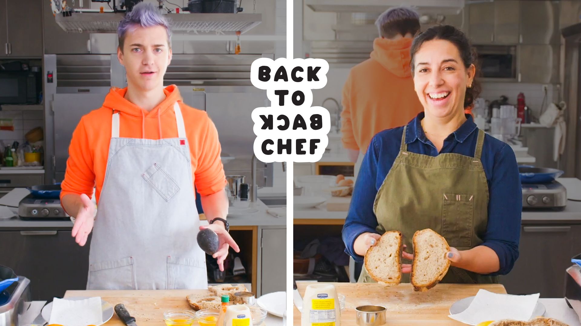 Watch Ninja Tries to Keep Up with a Professional Chef | Back to Back ...