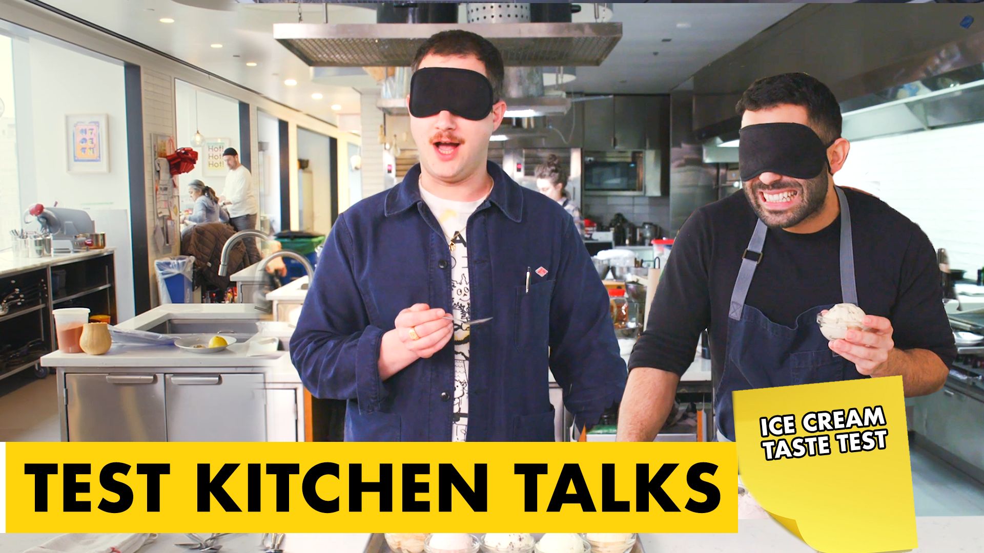 Watch Pro Chefs Blindly Taste Test Ice Cream | Test Kitchen Talks | Bon ...
