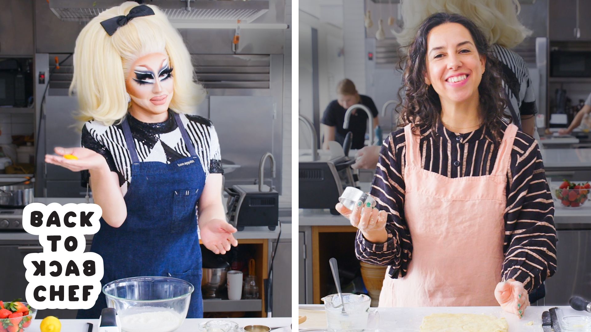 Watch Trixie Mattel Tries to Keep Up with a Professional Chef | Back to ...
