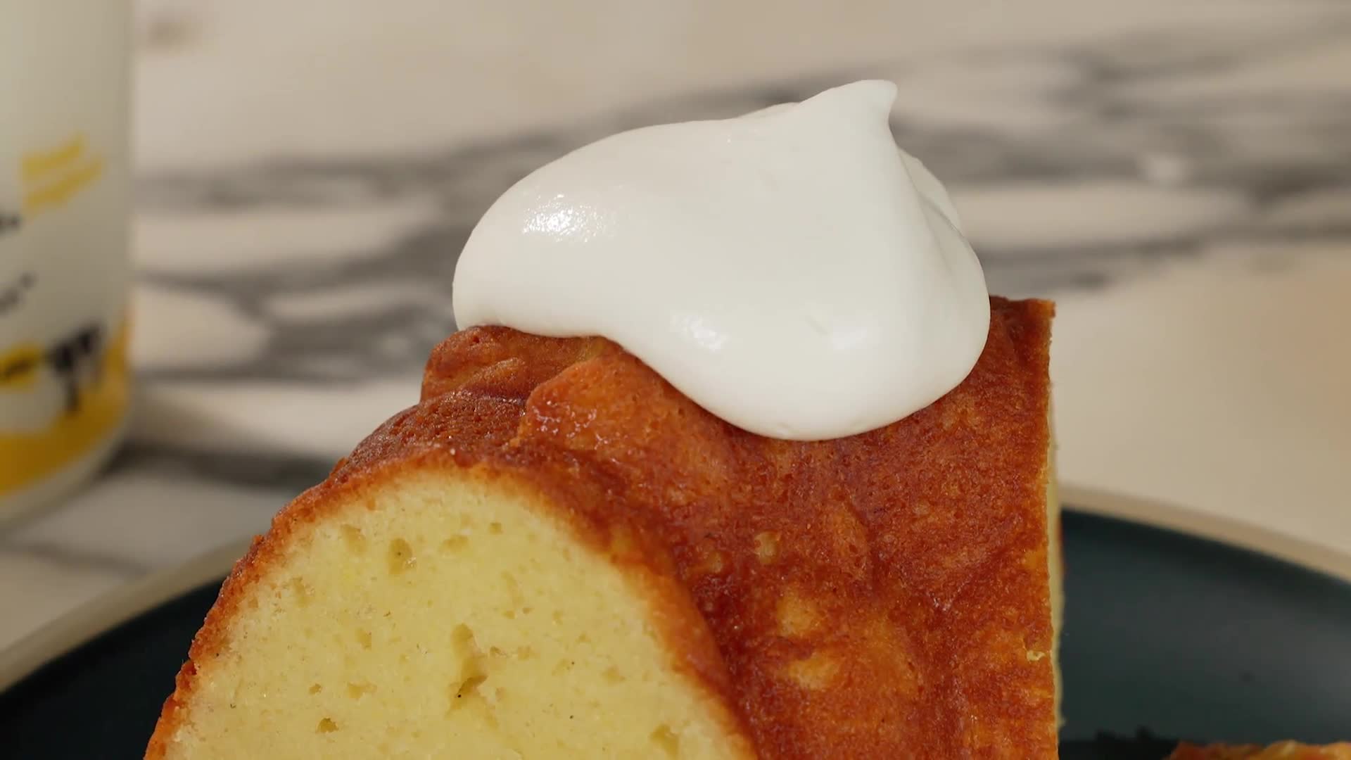 Watch Lemon Honey Cake with noosa Honey Yogurt Whipped Cream and Citrus ...