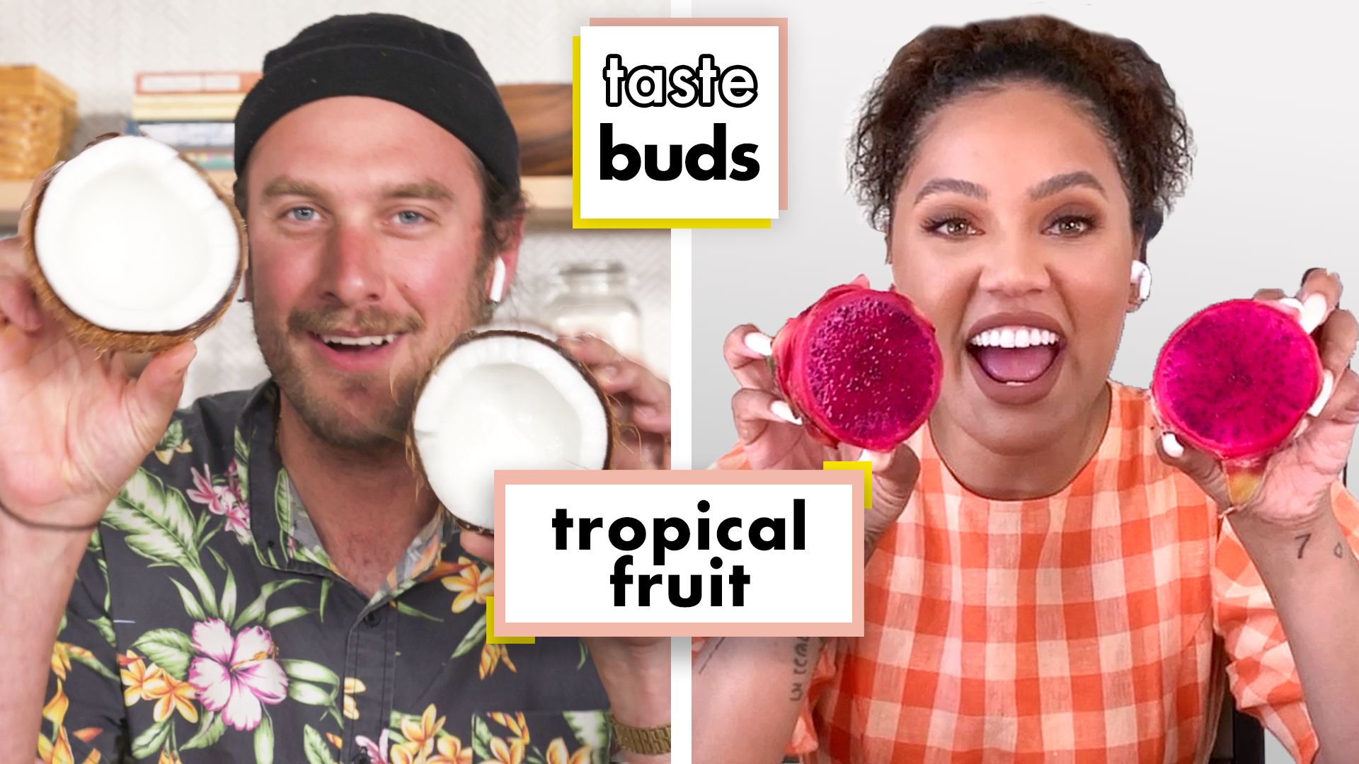 Watch Ayesha Curry & Brad Try 7 Kinds Of Tropical Fruit | Taste Testers ...