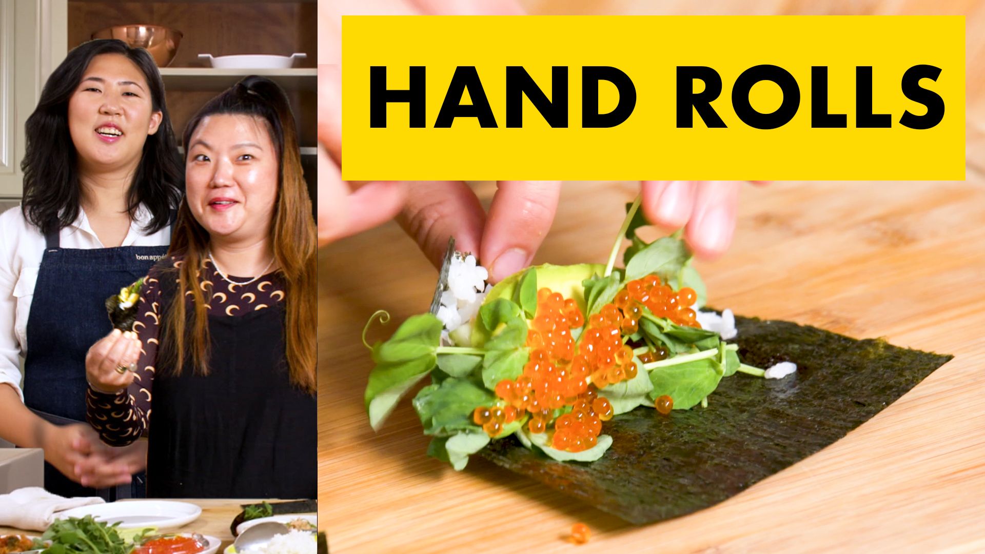 Watch How To Make Hand Rolls | From the Home Kitchen | Bon Appétit