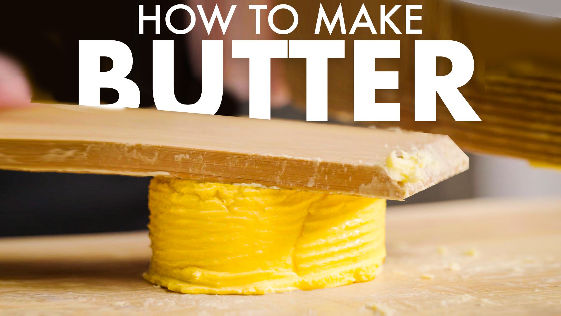 Watch How To Make Your Own Butter | Bon Appétit