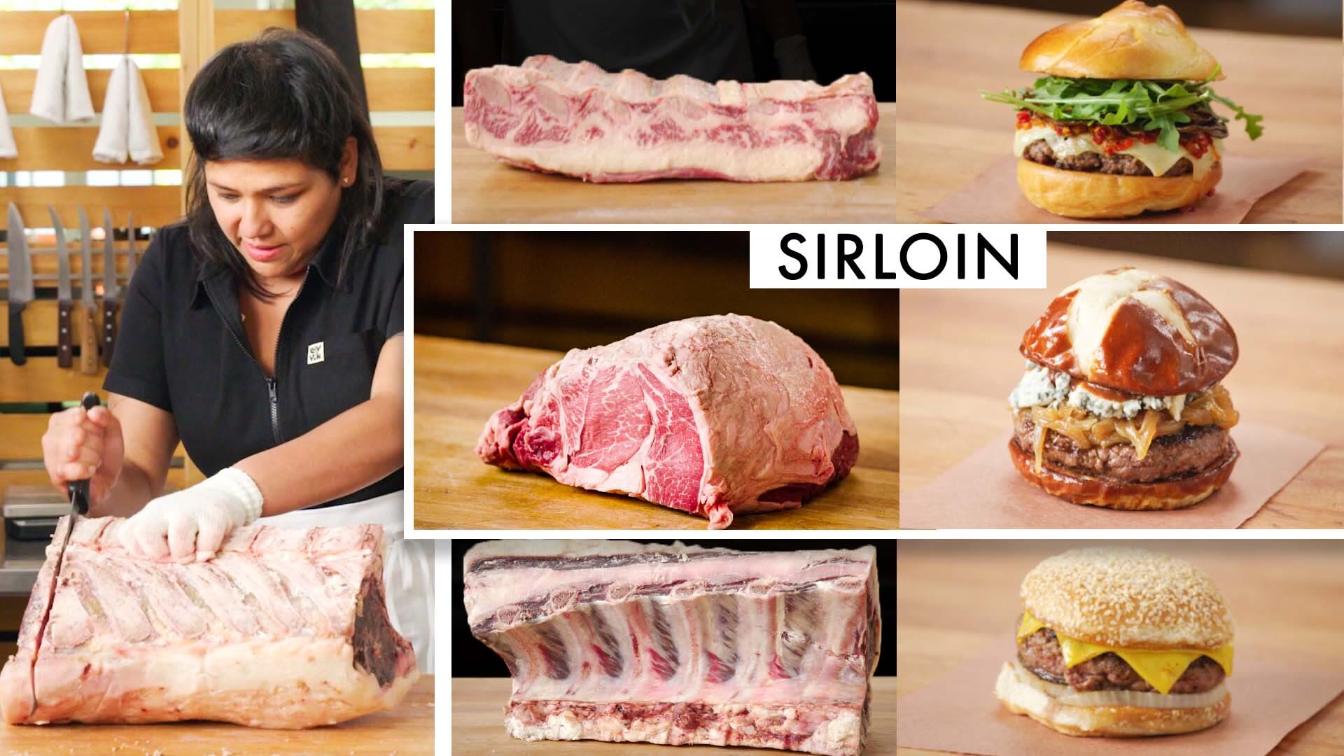 Watch How a Butcher Turns a Cow Into Burgers (4 Types) | Prime Cuts ...