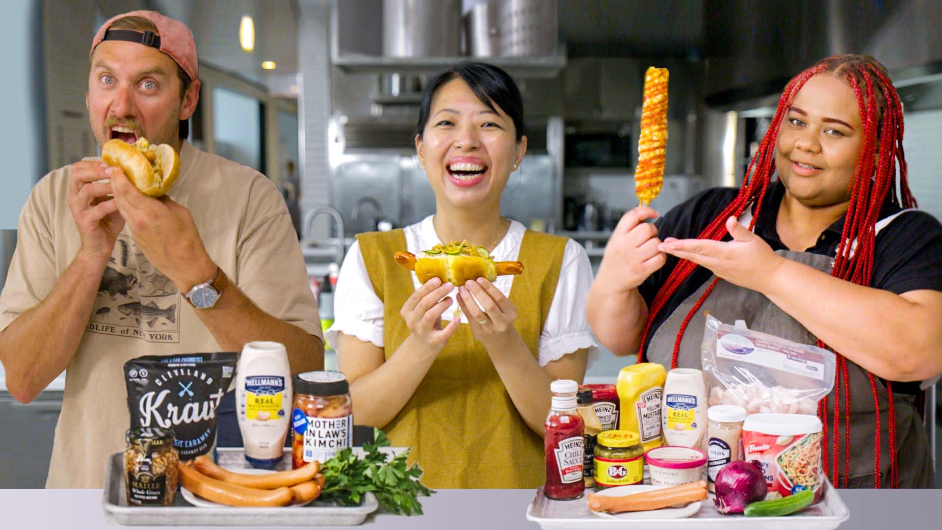 Watch 6 Pro Chefs Make Their Ultimate Hot Dog | Test Kitchen Talks ...