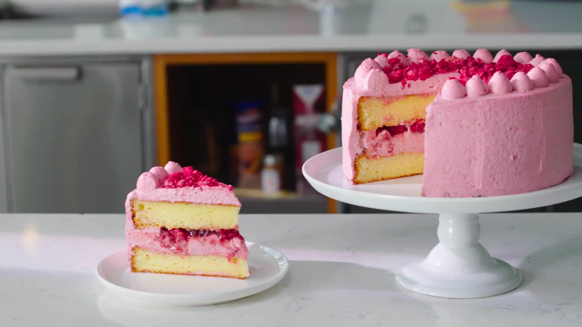 Watch The Raspberry Cake Recipe I Almost Couldn't Figure Out | Recipe Stories | Bon Appétit