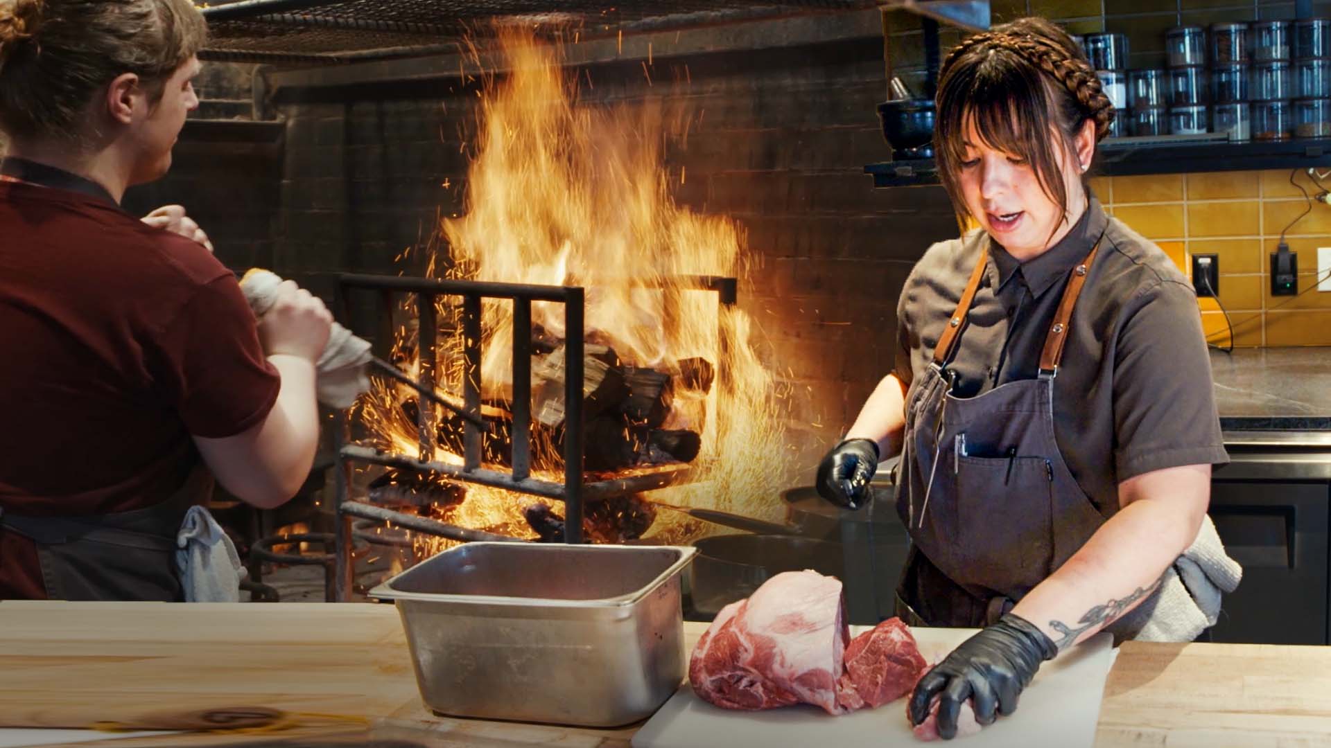 Watch No Stoves, No Ovens, All Live Fire: A Day With the Sous Chef at ...