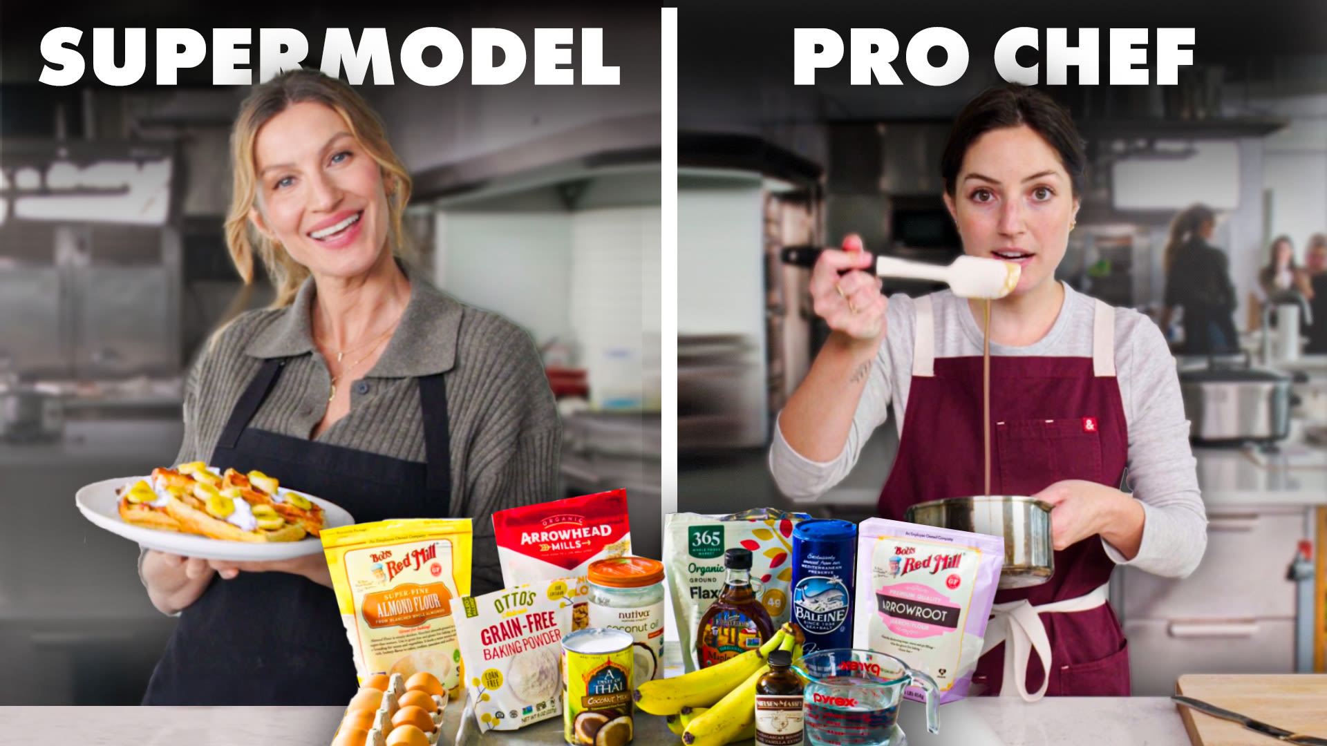 Watch Gisele Bündchen vs Pro Chef: Same Ingredients, Different Recipe ...
