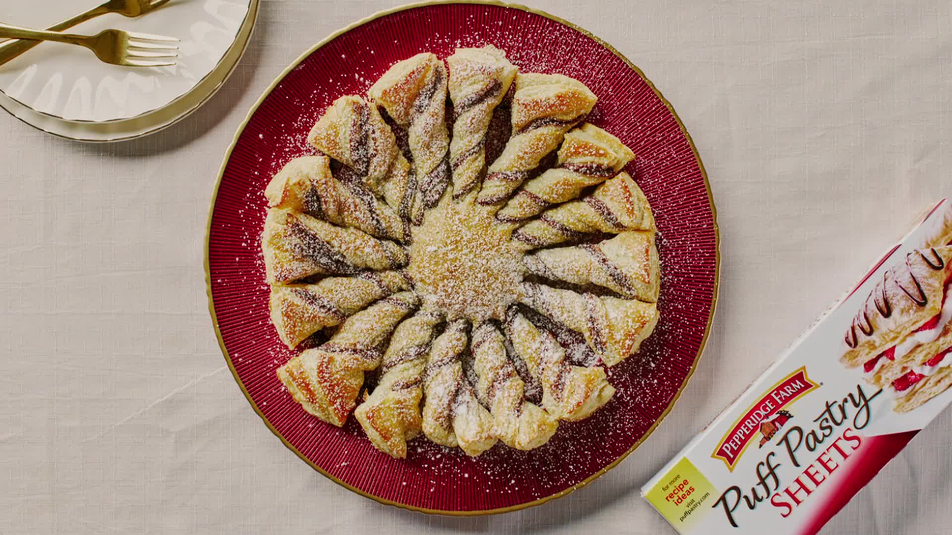 Watch Puff Pastry Snowflake | Bon Appétit